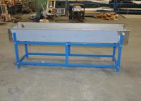 China Plastic Recycling System Stainless Steel Water Trough , Length 5m Durable Cooling Trough for sale