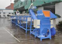 China 45kw Crusher Plastic Recycling Washing Machine , 304 Stainless Steel Pet Washing Line for sale