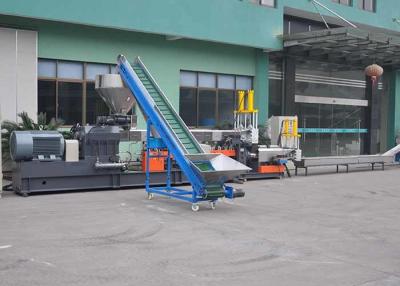 China ABS LD-TS-75 parrallel twin screw extruder plastic recycling machine 75/140 mm automatic system for sale