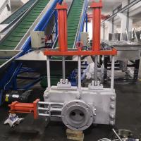 China 240*240 Double Hydraulic Screen Changer For Extruder , Double Clouds Out Screen Changers Plastic for sale