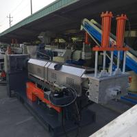 China 73r/Min PP Plastic Recycling Granulator / PP Hard Scarp Extruder 200 - 250kg/h for sale
