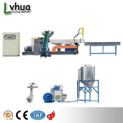 China Semi Automatic Plastic Scrap Recycling Machine 45 - 55kw Power 1 Year Warranty for sale