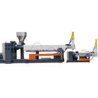 China LDPE HDPE Hard Scrap Plastic Pelletizing Machine 75kw - 22kw High Performance for sale