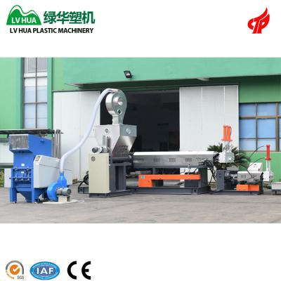China PP PE Film Plastic Recycling Extruder Machine With Single Stage 150 - 200KG/H for sale