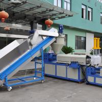 China Industrial Plastic Waste Recycling Machine PP PE Wet Film Reprocess Customized Color for sale
