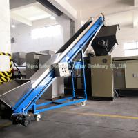 China Water Ring Hot Cut Plastic Recycling Machine For HDPE LDPE Material 250 - 500kg/H for sale