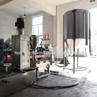 China Water Ring Hot Cut Plastic Recycling Machine For HDPE LDPE Material 250 - 500kg/H for sale