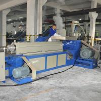 China Double Stage Plastic Recycling Machine Industrial Waste Recycling Compact Structure for sale