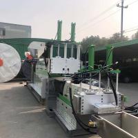 China Double Stage Plastic Recycling Equipment Hard Scrap 220-250kg/H Power 45-55kw for sale