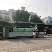 China Double Stage Plastic Recycling Equipment Hard Scrap 220-250kg/H Power 45-55kw for sale