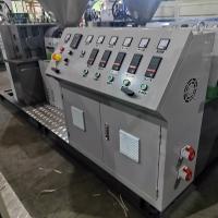 China Double Stage Plastic Recycling Equipment Hard Scrap 220-250kg/H Power 45-55kw for sale