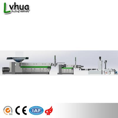 China HDPE water ring hot cutter pelletizing line LDK 180-200kg/h output 55-22kw power for sale
