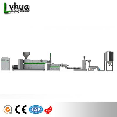 China LDPE power 75-30kw 70r/min water ring hot cutting pelletizing line LDK 250-300kg/h output for sale