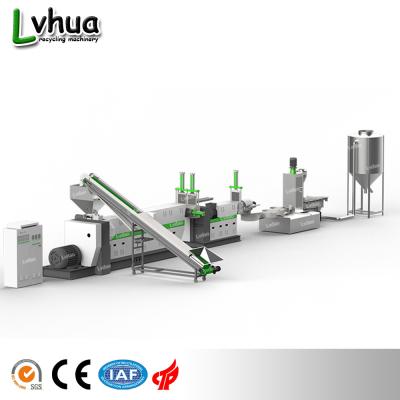 China Power 110-45kw HDPE water ring hot cutter pelletizing line LDK 400-500kg/h output for sale