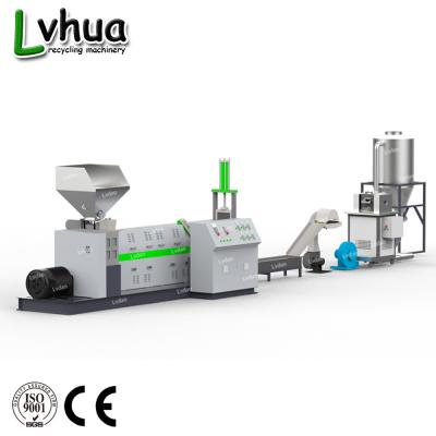 China Output  200-240kg/h economical hard scrap pelletizing line LDC SJP 120   37-45kw power for sale