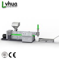 China Output  200-240kg/h economical hard scrap pelletizing line LDC SJP 120   37-45kw power for sale