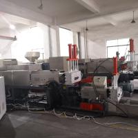 China Nylon waste silk cloth film recycling and pelletizing line LDT power 30kw for sale