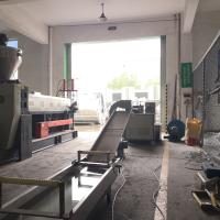 China Nylon waste silk cloth film recycling and pelletizing line LDT power 30kw for sale