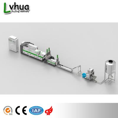China Double Stage Plastic Recycling Machine Industrial Waste Recycling Compact Structure for sale