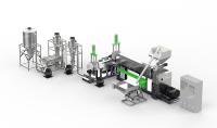 China Plastic 380kg/H Capacity 37kw Pvc Recycling Machine for sale