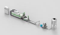 China 200kg/h PP PE Film Granulator Plastic Recycling Machine for sale