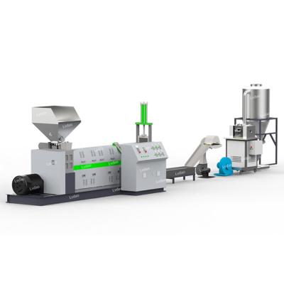 China 180 - 220kg/H Blue Color Pet Bottle Flakes Recycling Machine High Efficiency pet Pelletizing Machine for sale