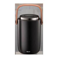 China Customized Logo 2.1L Double Wall Vacuum Flask 316 Stainless Steel Thermal Food Container for sale