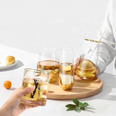 China Sturdy Borosilicate Water Glass Drinkware Thickened 250ML For Home for sale