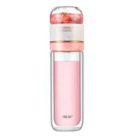 China Outdoor Camping Borosilicate Glass Water Bottle 300ml Multipurpose for sale
