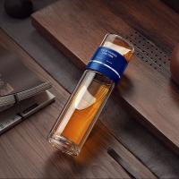 China Tea Infuser Drink Borosilicate Glass Water Bottle Practical Leakproof for sale