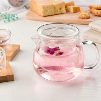 China Coffee Portable Borosilicate Glass Tea Pot set Multipurpose Practical for sale