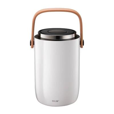 China Hcrelea 2.2L Thermos Food Container,3 Layers Double Wall Insulated Lunch Box With Bag for sale