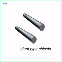 China 1400MM Hydraulic Rock Breaker Chisels Blunt Head Excavator Hammer Rod Bits for sale