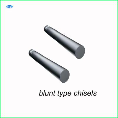 China 1400MM Hydraulic Rock Breaker Chisels Blunt Head Excavator Hammer Rod Bits for sale