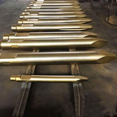 China OEM Hydraulic Breaker Chisels For Sb10 Sb20 Sb30 S35 Sb40 Sb43 Sb50 Sb60 for sale