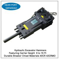 China Near Port Qingdao Tianjin Shanghai Port Hydraulic Excavator Hammers Featuring Carrier Height 8 to 15 Ft and Durable Breaker Chisel Materials 40CR 42CRMO for sale
