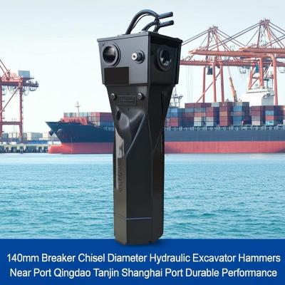 China 140mm Breaker Chisel Diameter Hydraulic Excavator Hammers Near Port Qingdao Tianjin Shanghai Port Durable Performance for sale
