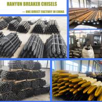 China Hydraulic Breaker Chisels 120mm For Excavator Rock Hammer SB70 SB81 for sale