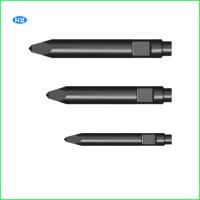 China SOOSAN Hydraulic Breaker Chisels Rock Wedge 135mm Rod Bits Impact Part for sale