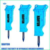 China Hydraulic Asphalt Skid Steer Hammer 165MM Digging Concrete Road Breaker for sale