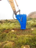 China 42Crmo Hydraulic Breaker Demolition Hammer Excavator Stone Breaker 600-1200BPM for sale