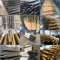 China Excavator Hydraulic Rock Breaker Chisel 42Crmo Wedge Blunt Moil Point 140mm for sale