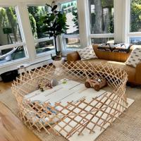 China Eco Friendly Large Baby Playpen of Wood for Montessori Learning Sturdy Foldable and Customizable for sale
