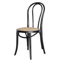 China Natural Rattan Cushion Solid Wood Wedding Wooden Chair Modern Customized Banquet Stackable Chair for Commercial Furniture for sale