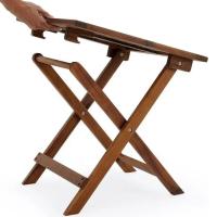 China Picnic Solid Wood Frame Folding Garden Table for Outdoor Coffee Tea Drinks and Side Patio for sale