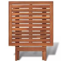 China Picnic Solid Wood Frame Folding Garden Table for Outdoor Coffee Tea Drinks and Side Patio for sale