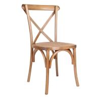 China Hotel Event Furniture Stackable Wooden X Back Chairs for Restaurant Dining in Wood for sale