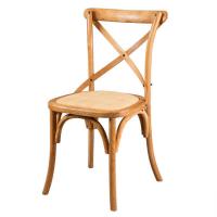 China Hotel Event Furniture Stackable Wooden X Back Chairs for Restaurant Dining in Wood for sale