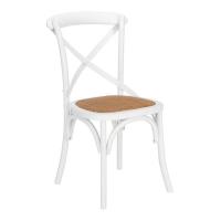 China Hotel Event Furniture Stackable Wooden X Back Chairs for Restaurant Dining in Wood for sale