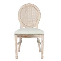 China Mail Packing Y Solid Wood Wedding Chair for Events and Weddings French Luis Style Stackable Banquet Seat for sale